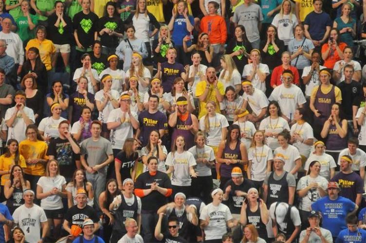 Athletes wow crowd at pep rally | Archived News | Daily Collegian ...