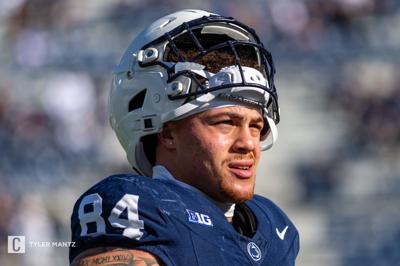 Penn State tight end Theo Johnson drafted 107th overall by the New York ...