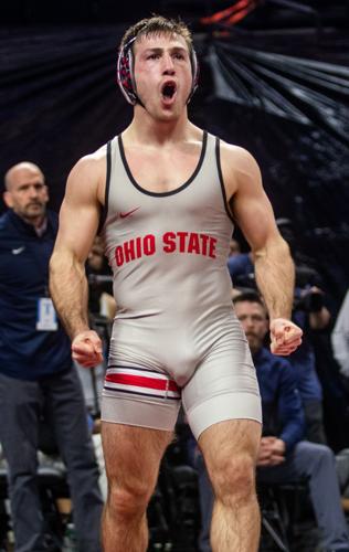 Big Ten wrestling tournament, Luke Pletcher celebrates | | psucollegian.com
