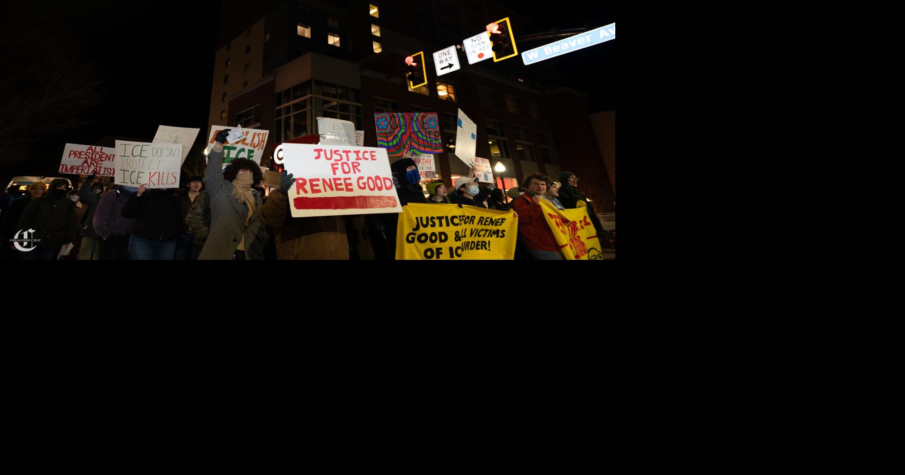 Penn State protesters rally against ICE | University Park Campus News ...