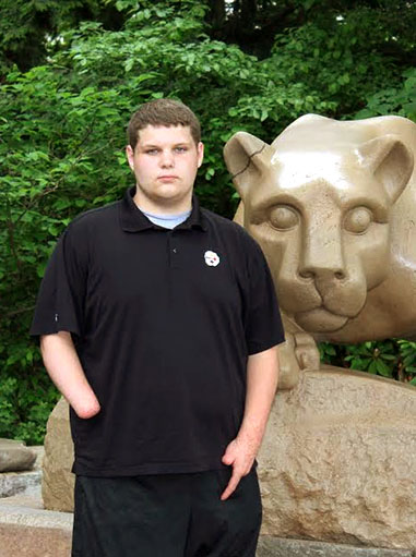 Quadriplegic amputee and Penn State student Sean Brame reflects on year ...