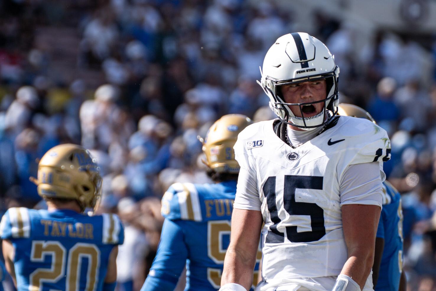 Penn State football draft profile | QB Drew Allar’s arm strength ...