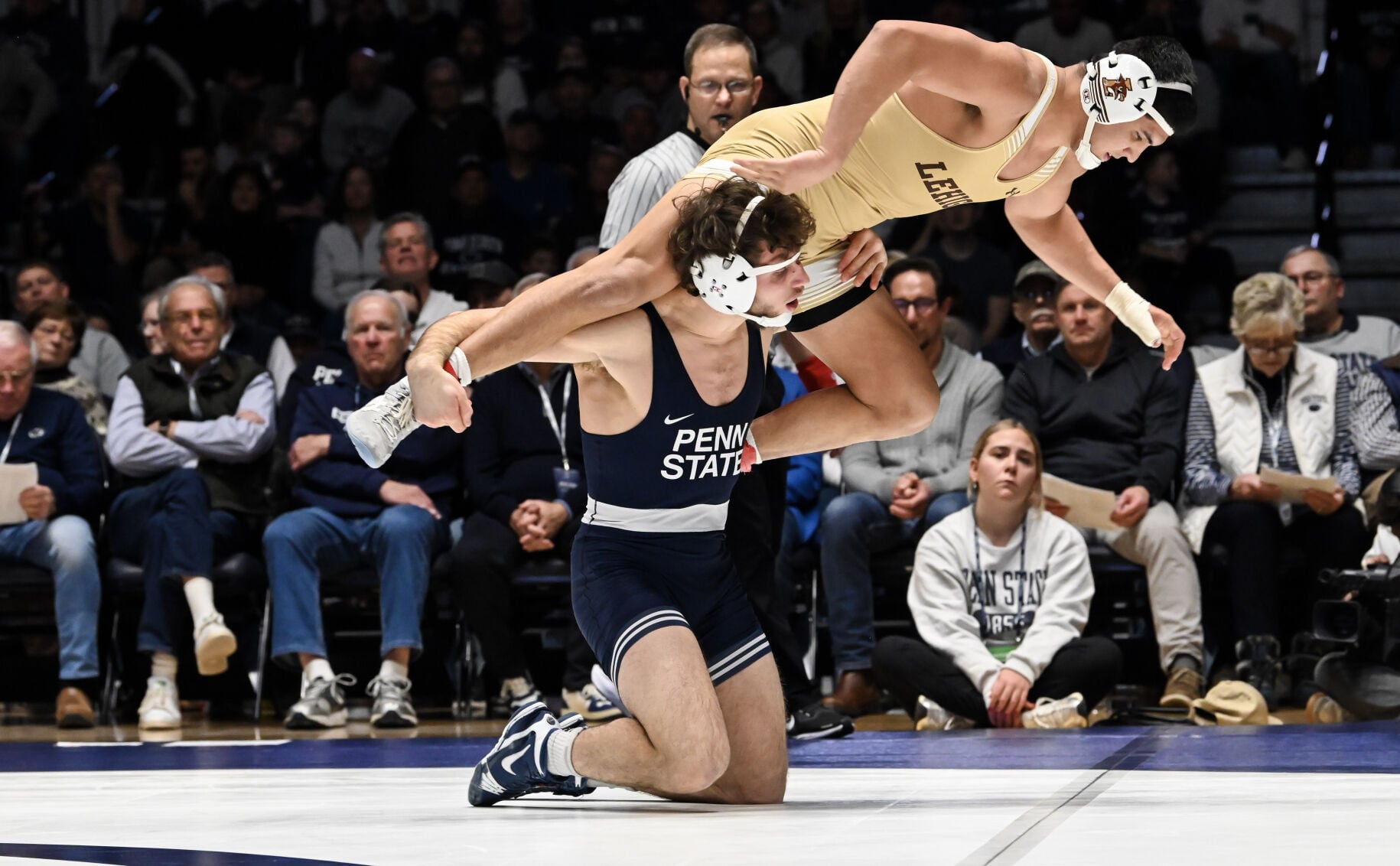 Levi Haines cruises for Penn State wrestling vs. Lehigh | Penn State ...