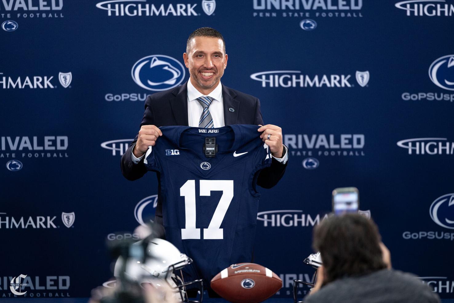 12/8 Monday Football Presser, Matt Campbell posing | | psucollegian.com