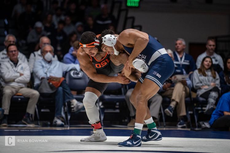 No. 1 Penn State wrestling downs No. 6 Iowa State at Collegiate ...