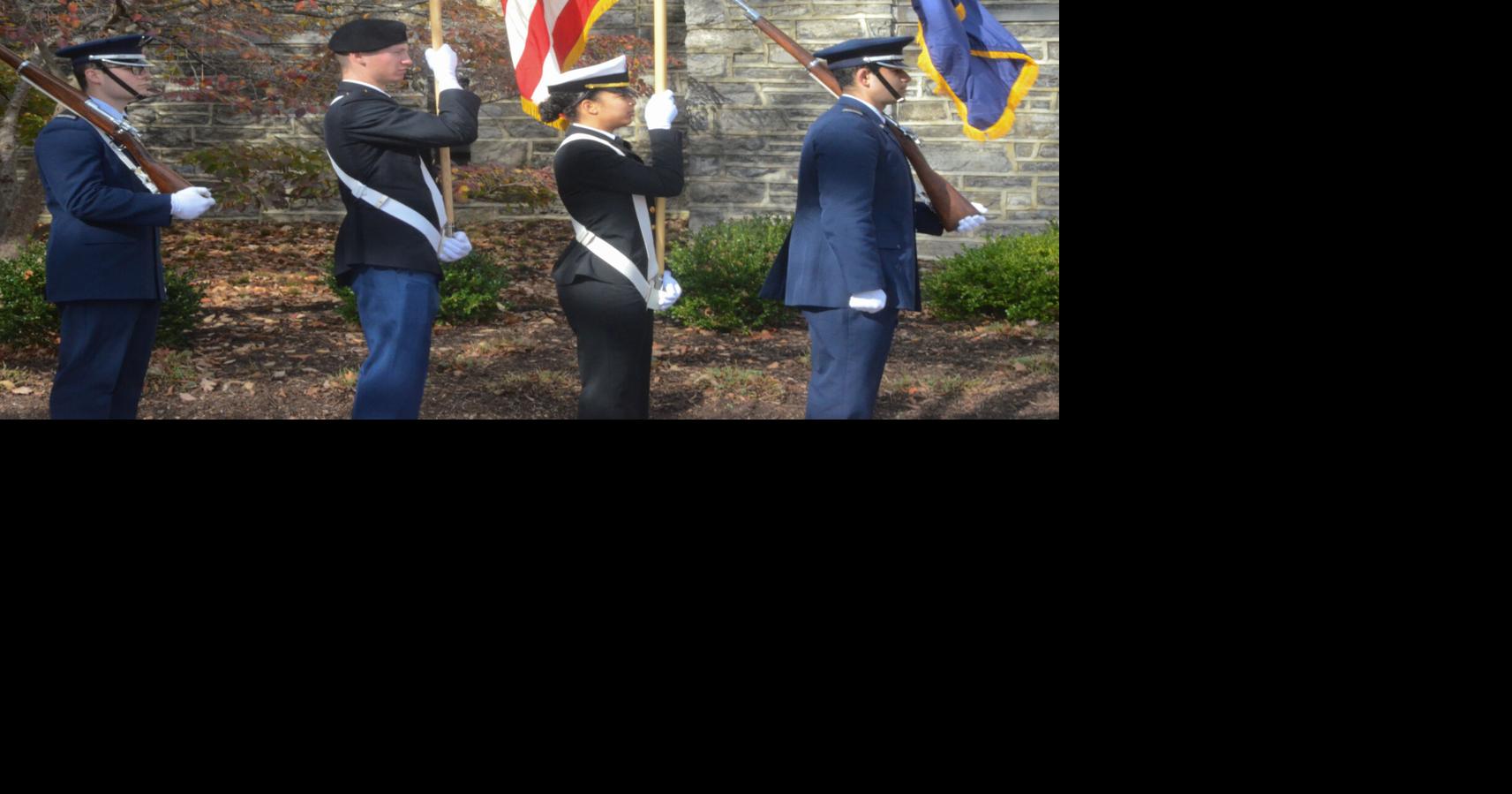 Veterans, ROTC prepare to enter ceremony | Penn State, State College ...