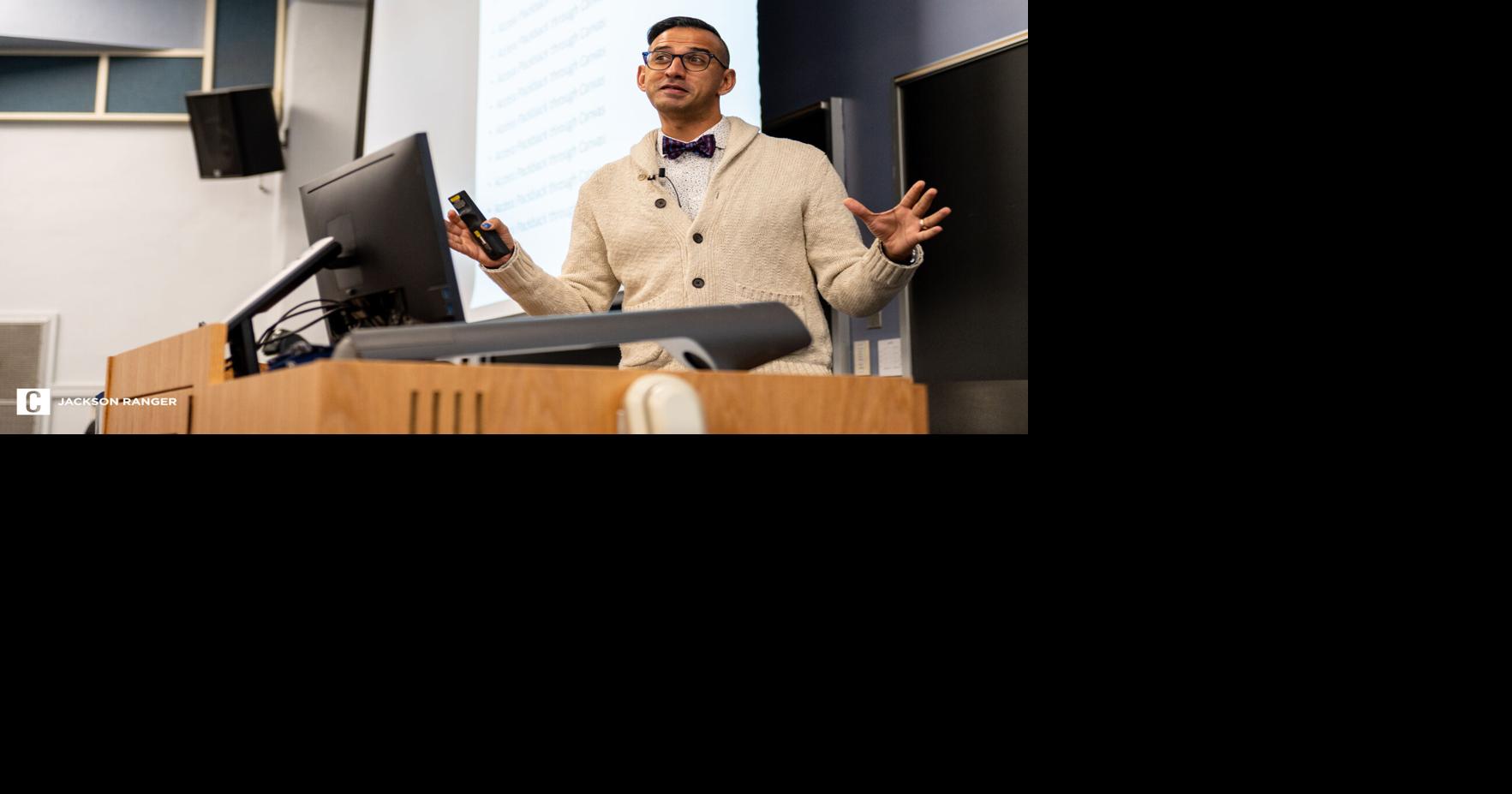 Penn State telecommunications professor Christopher Ali meets students ...