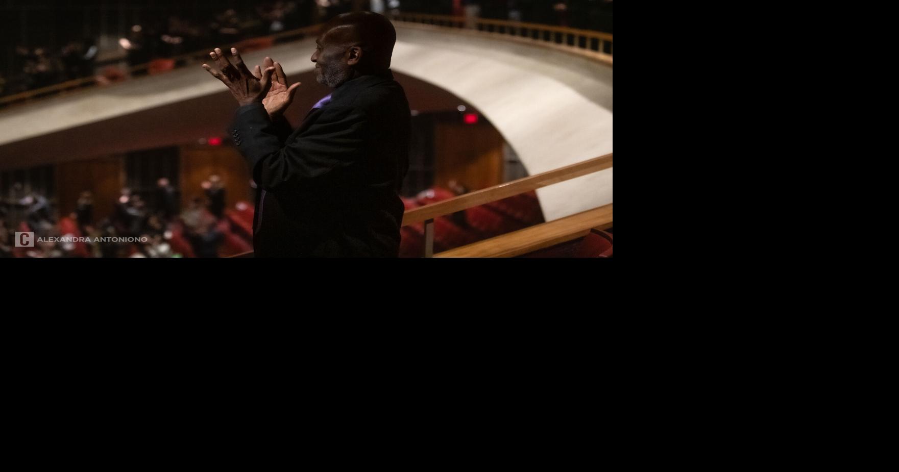 Man clapping at A Choral Tribute to Dr. Martin Luther King Jr ...