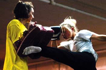 Kickboxing offers exercise, self-defense | Archived News | Daily ...