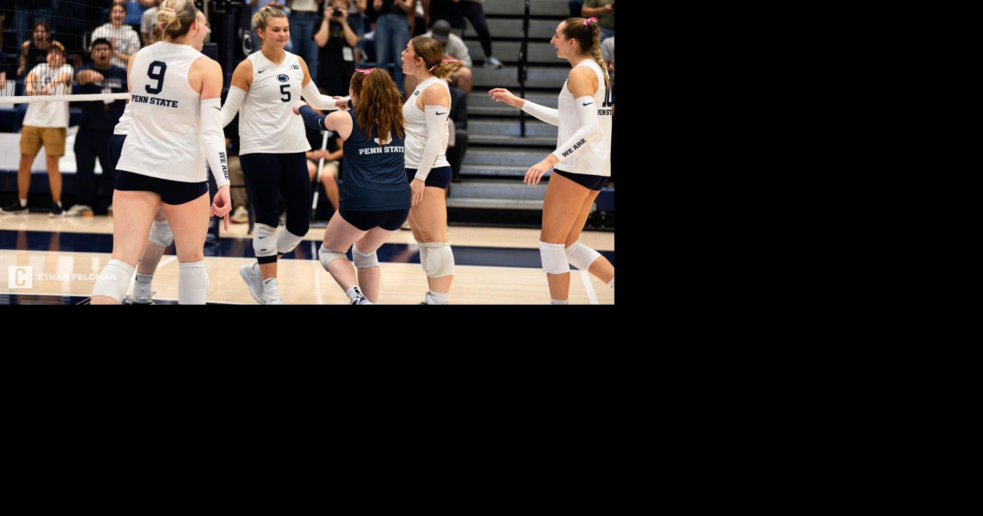 PSU V. Indiana Woman's Volleyball Mac Podraza Celebrates ...