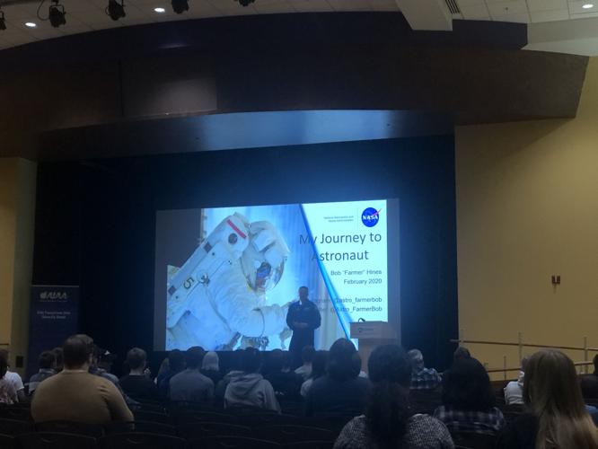 NASA astronaut Bob Hines inspires next generation of scientists during ...