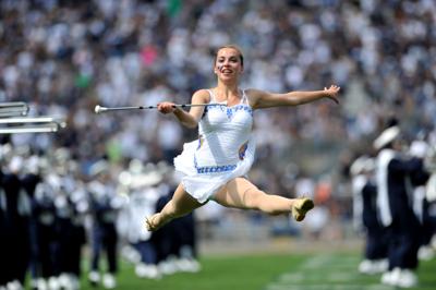 Rachel Reiss returns as Blue Sapphire for the Penn State Blue Band ...