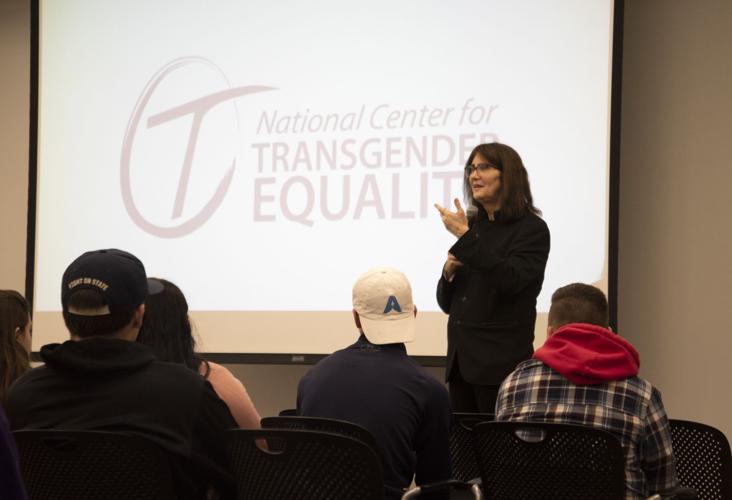 Penn State alumna and transgender rights activist Mara Keisling speaks ...