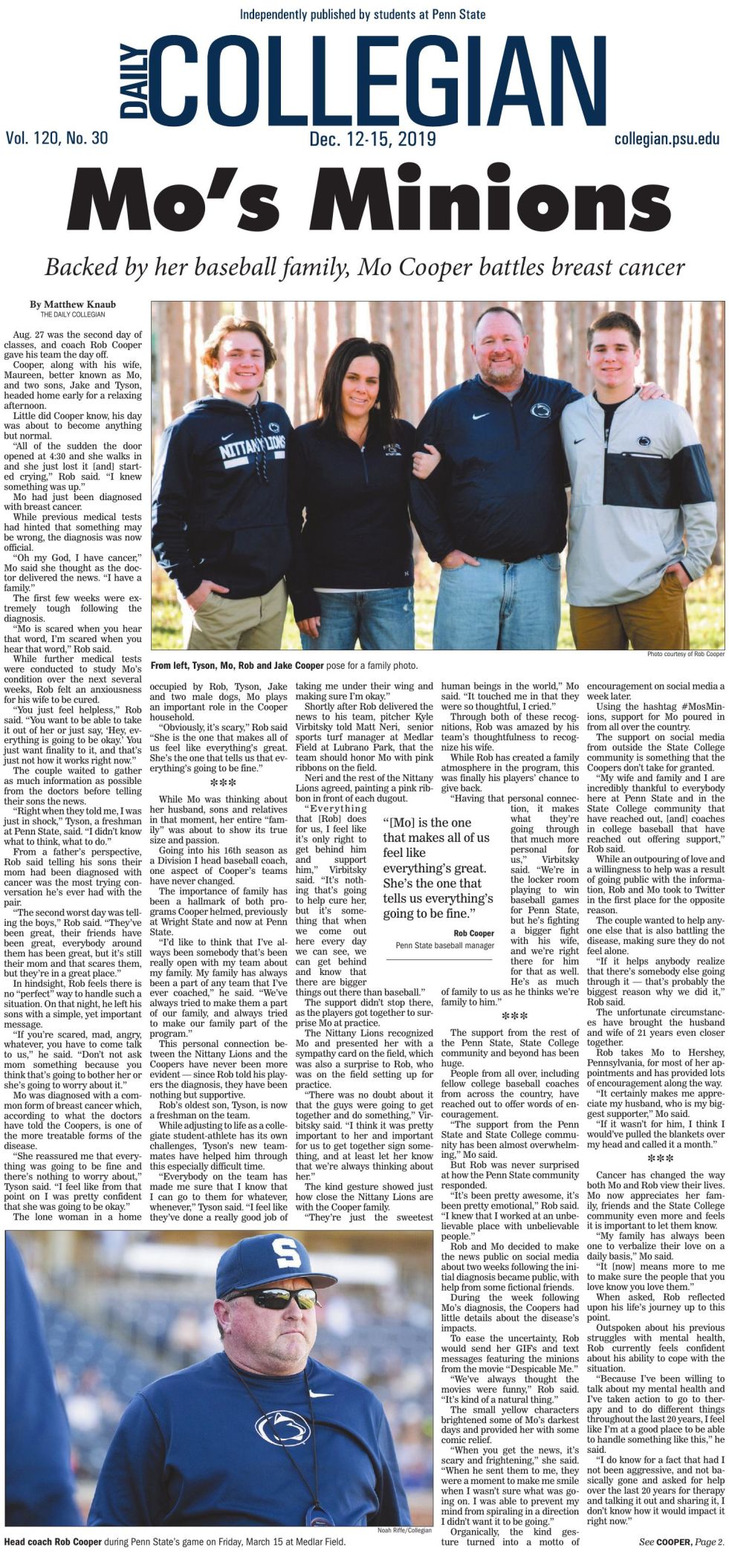 The Daily Collegian for Dec. 12, 2019 | Print Editions | Daily ...