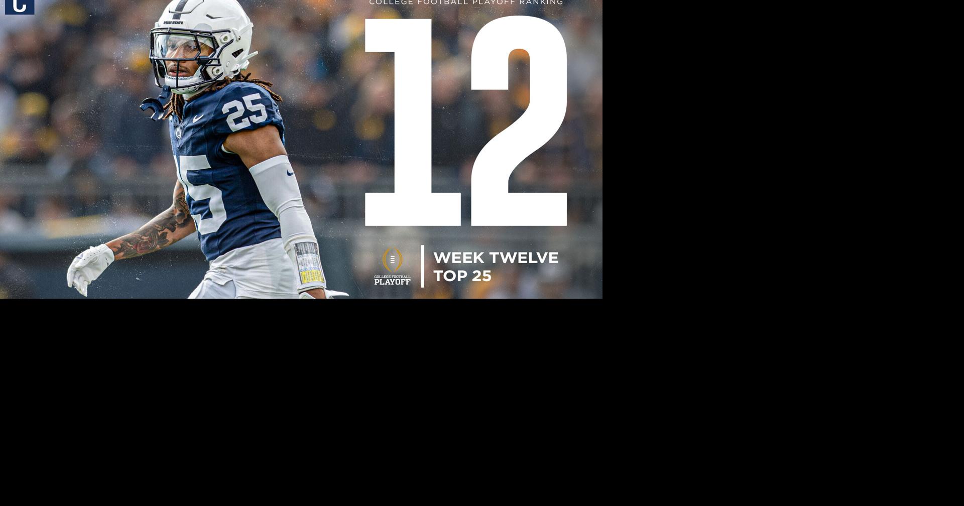 Penn State ranked No. 12 in College Football Playoff rankings | Penn ...