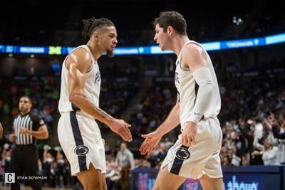 Former Penn State teammates Jalen Pickett, Andrew Funk, Seth Lundy ...