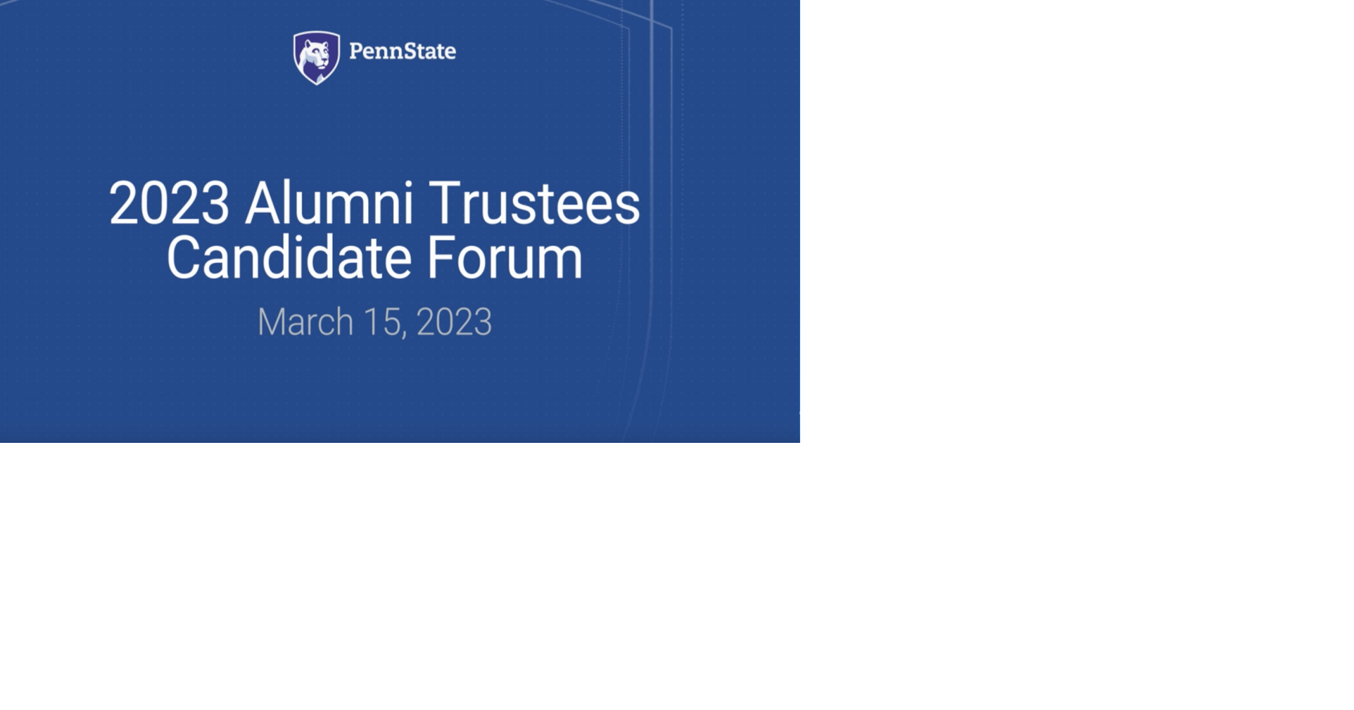 Penn State Board of Trustees candidates introduce goals, campaigns in ...