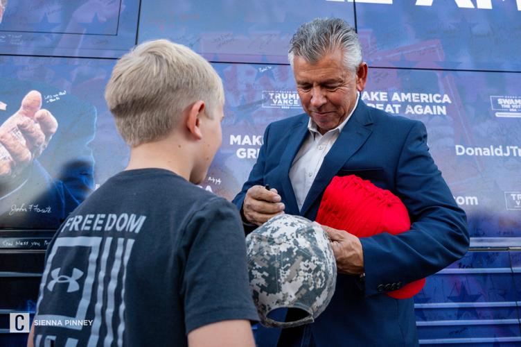 'Team Trump Bus Tour' rallies support at Penn State's Medlar Field ...