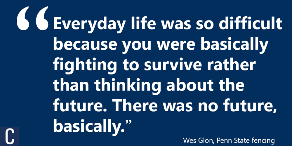 'My profession is my hobby’: Penn State fencing’s Wes Glon’s journey ...