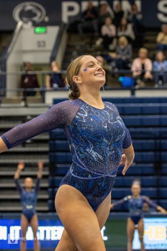 Women's Gymnastics vs Illinois, Elizabeth Leary Floor Vertical ...