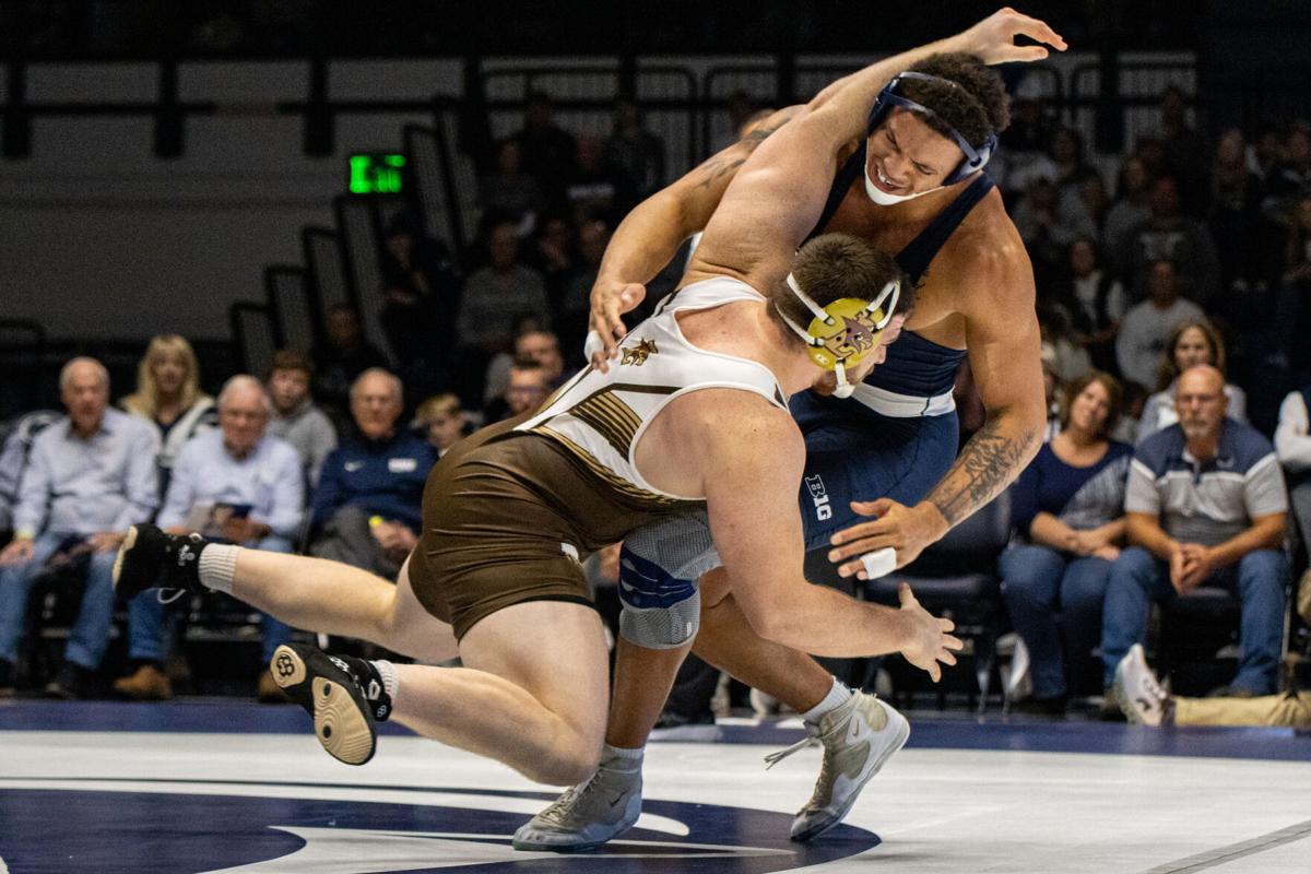 Penn State wrestling rolls past Lehigh in first dual meet of the season ...