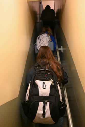 Old Main Bell Tower Tours, staircase | | psucollegian.com