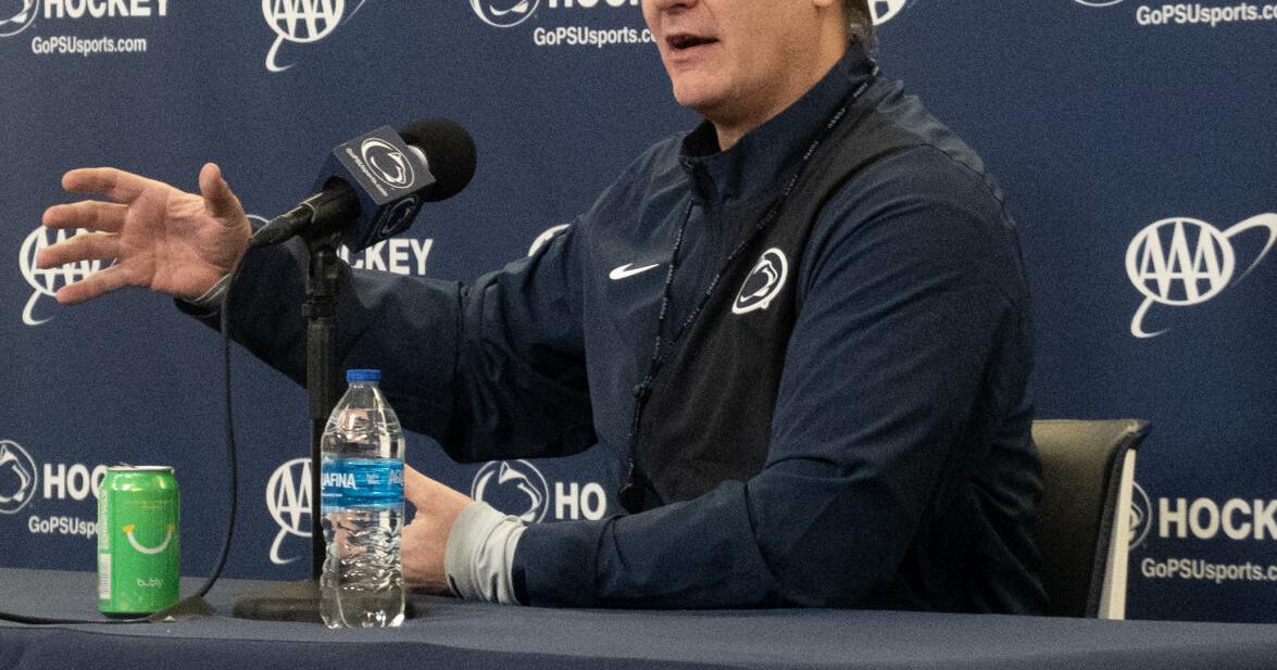 Hockey Presser, Gadowsky answer vertical 2 closeup | | psucollegian.com