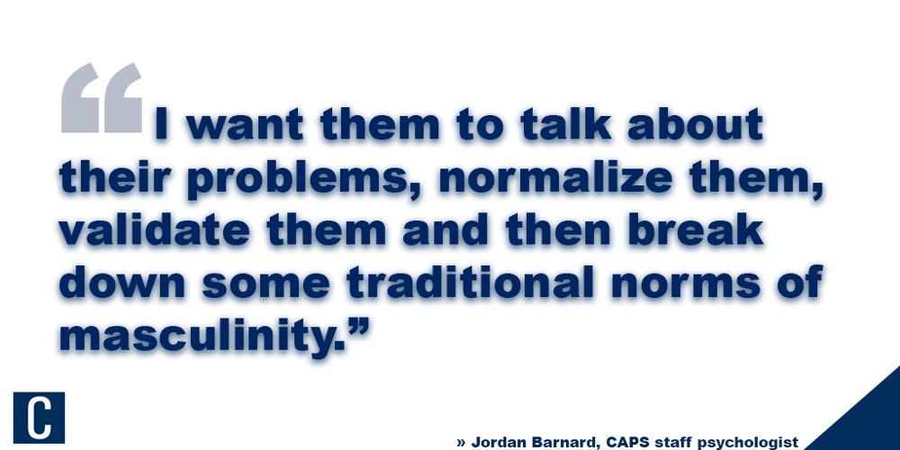 'Men, Talking': A therapy group that lets Penn State males open up ...