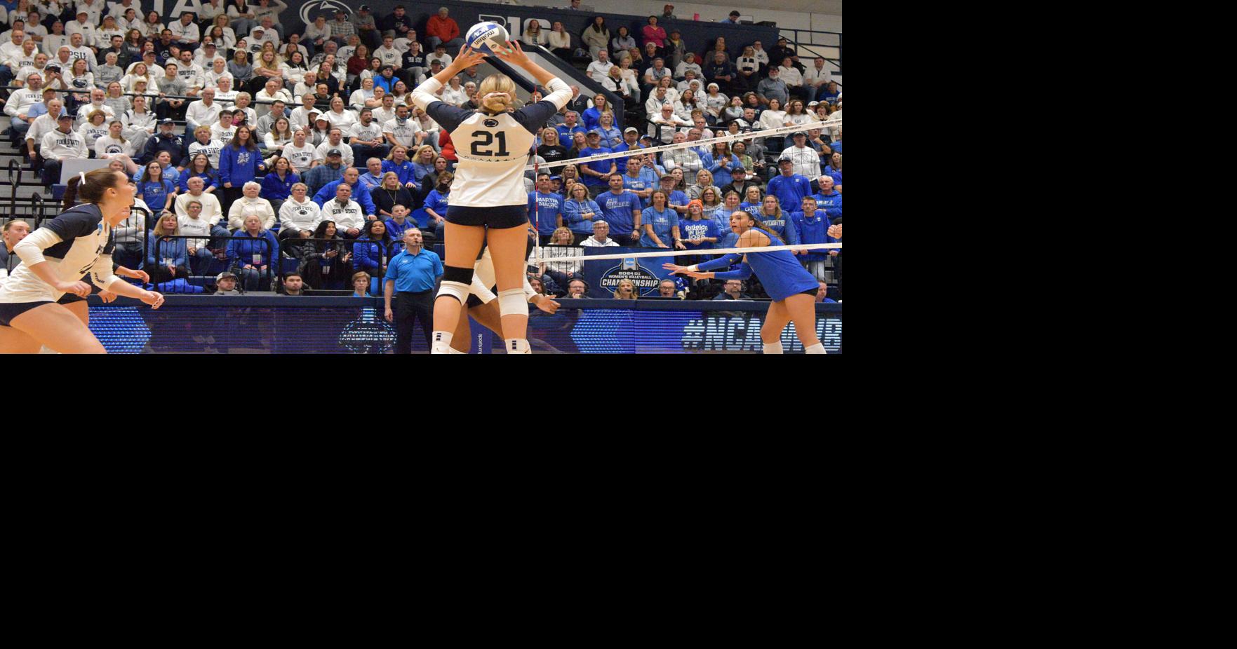 Penn State Women's Volleyball Elite Eight vs Creighton, Izzy Starck ...