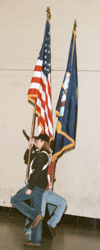 Bonnie Ferguson in the color guard | Archived News | Daily Collegian ...