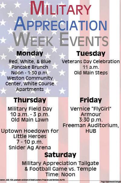 Military Appreciation Week events to honor service members | University ...