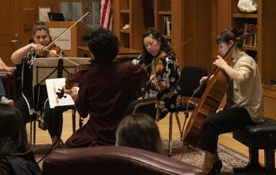 Aizuri Quartet serenades crowd at Penn State's Classical Coffeehouse | Lifestyle | psucollegian.com