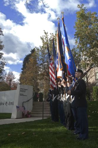 Veterans Day Ceremony at Old Main unites service branches, honors ...