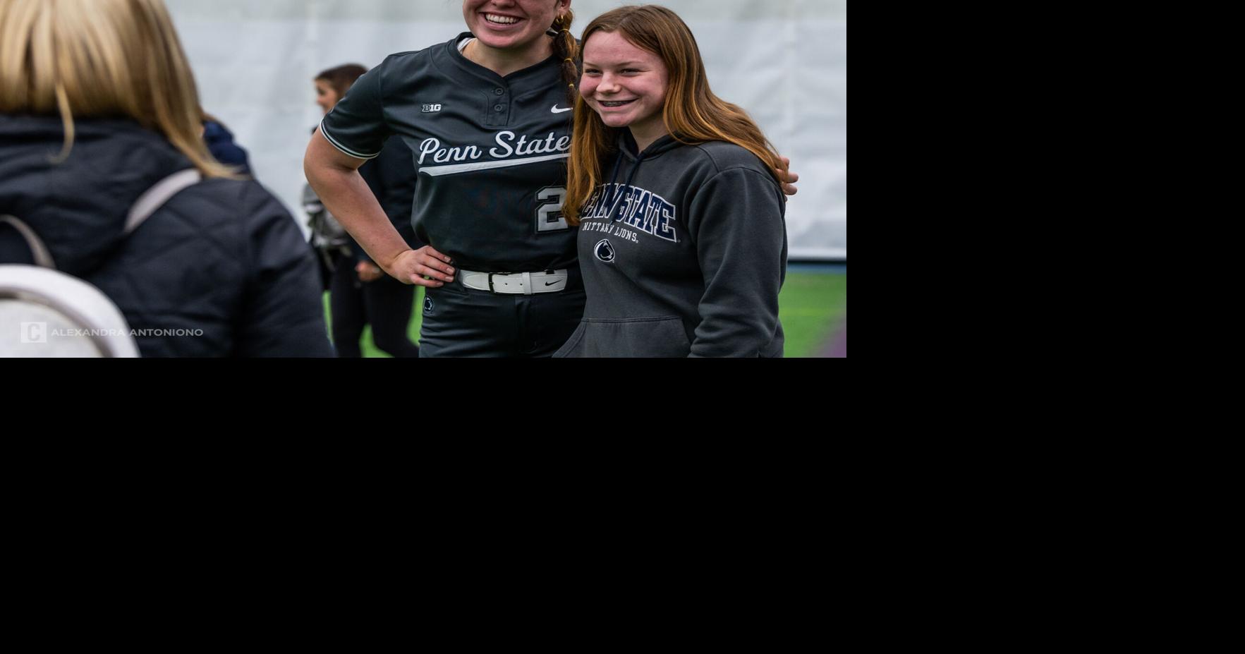 Penn State Softball Community Day, Bridget Nemeth poses for picture ...