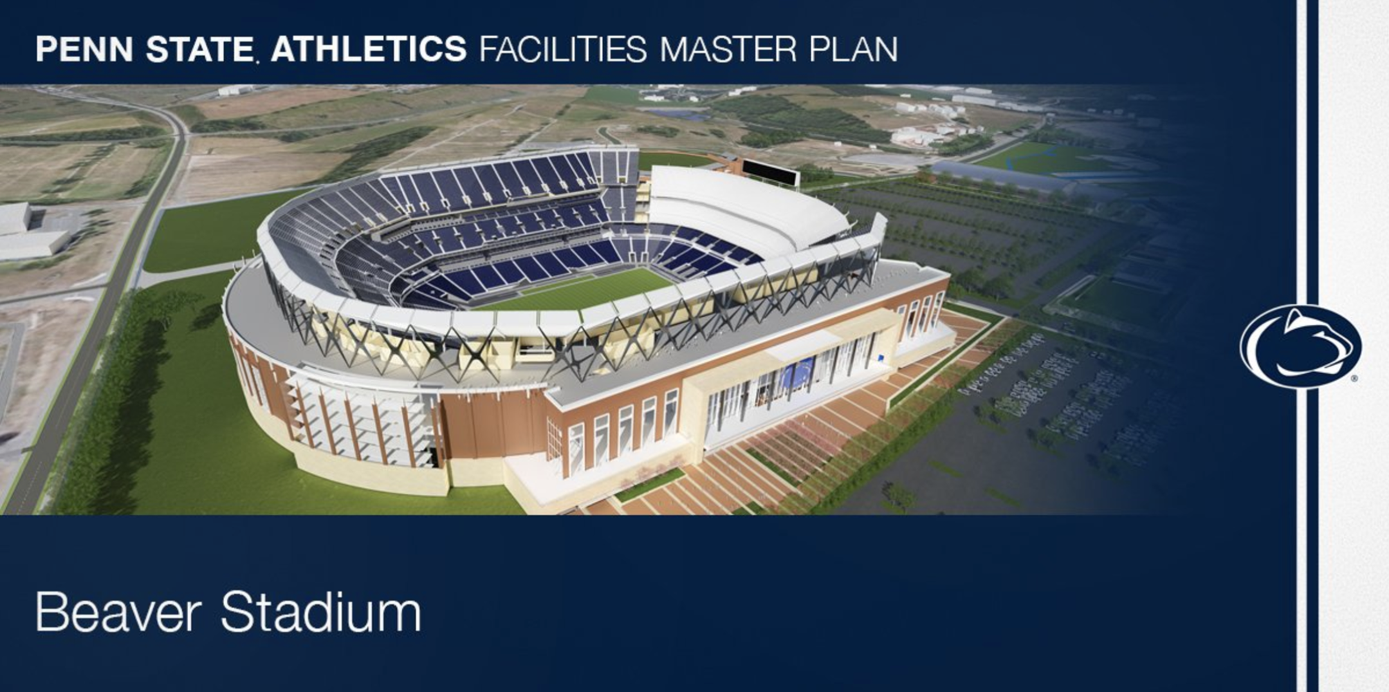 Penn State Athletics releases renderings of renovated Beaver Stadium ...