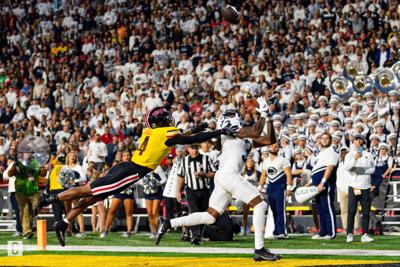 Penn State WR Dante Cephas breaks out for 2 scores at Maryland | Penn ...