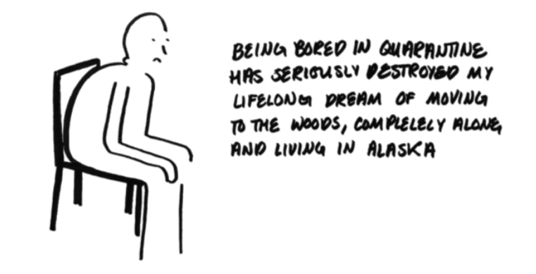 Quarantine cartoons: Self reflection in 2020 | | psucollegian.com