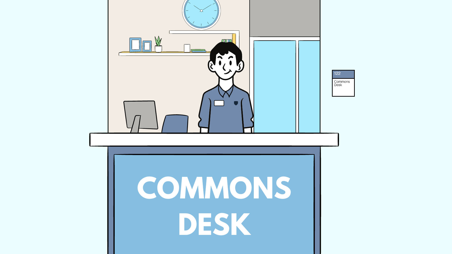 Behind the scenes of Penn State students working at the common desks | Penn State, State College ...