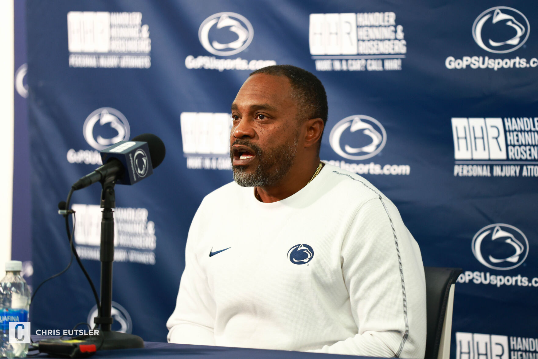 Penn State RBs coach Stan Drayton driven to help Nick Singleton ...
