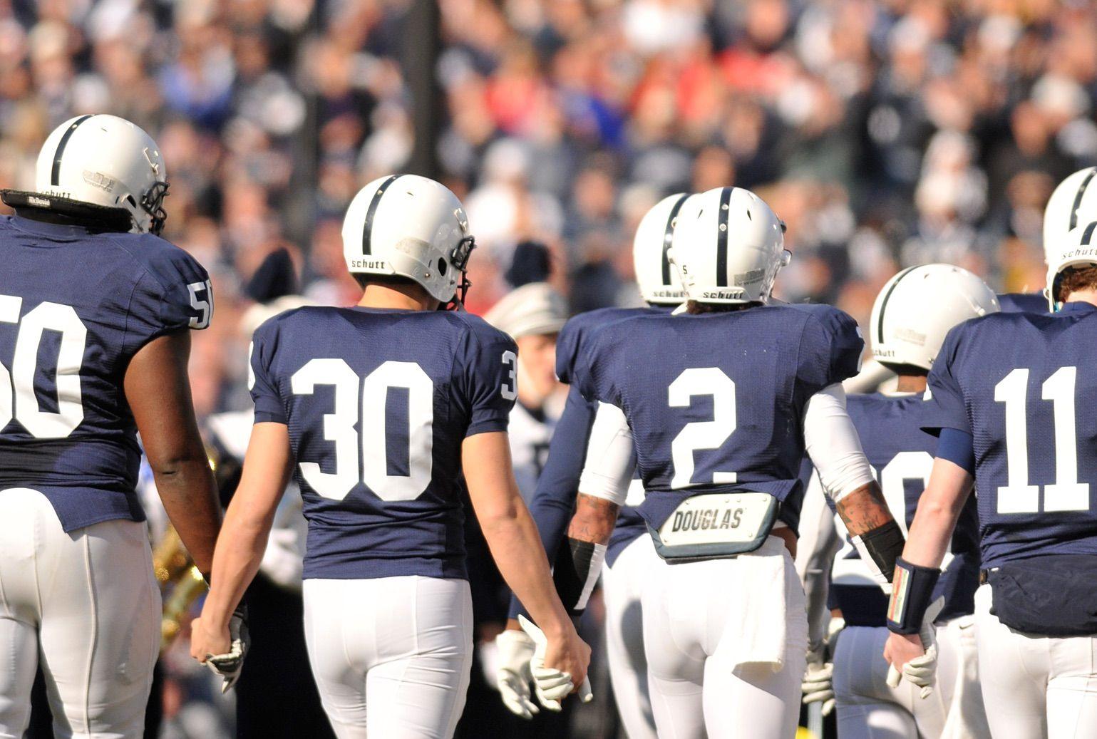 Penn State football removes names from jerseys | Penn State Football ...