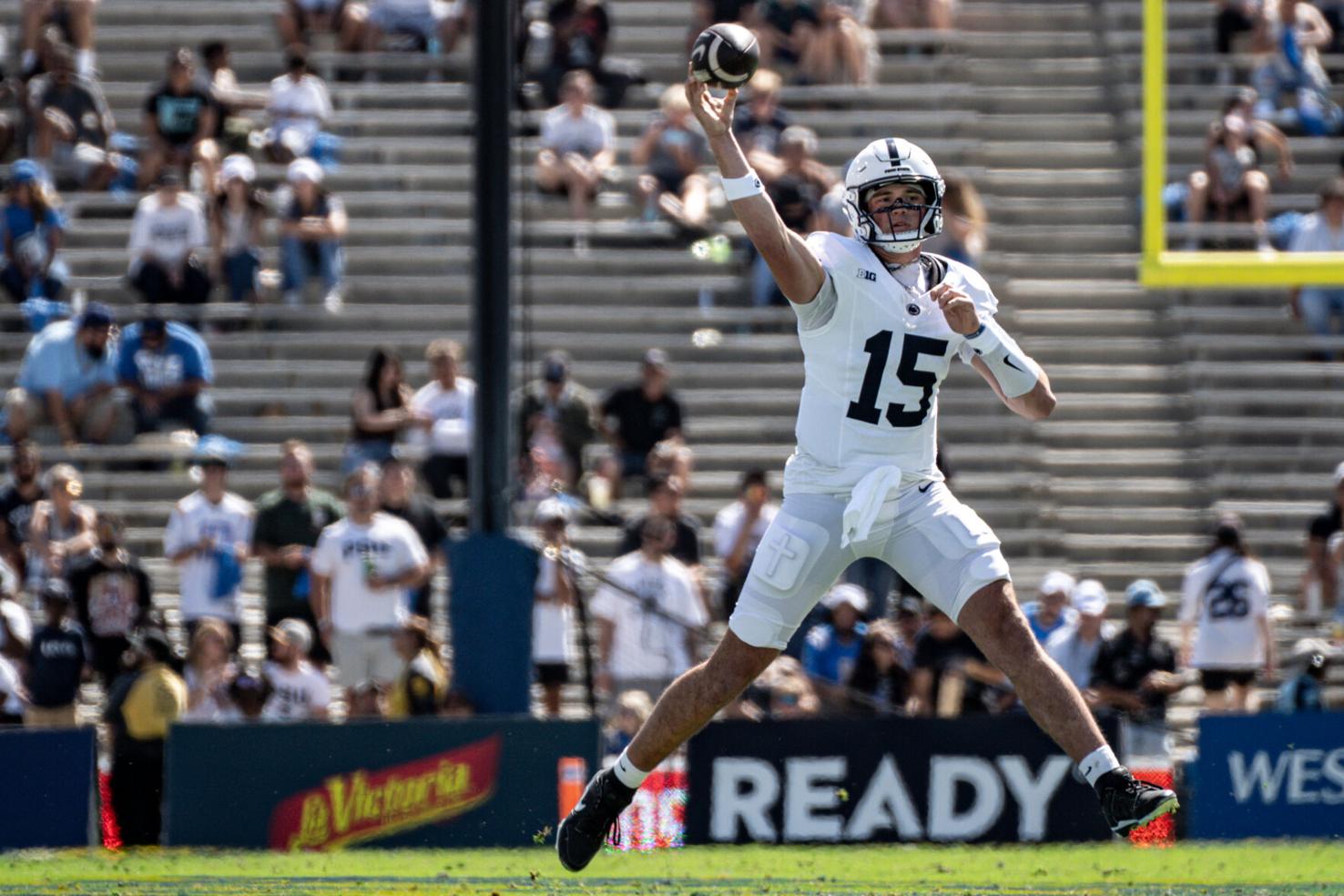 Former Penn State QB Drew Allar drafted 76th overall by Pittsburgh ...