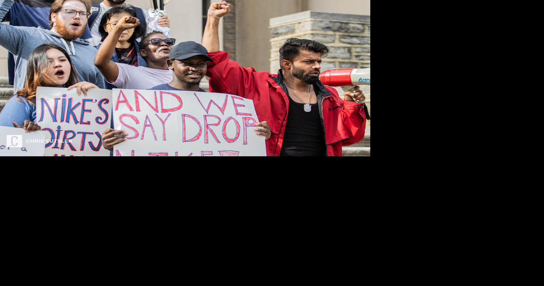 Workers Rights Protest, Old Main protestors | | psucollegian.com