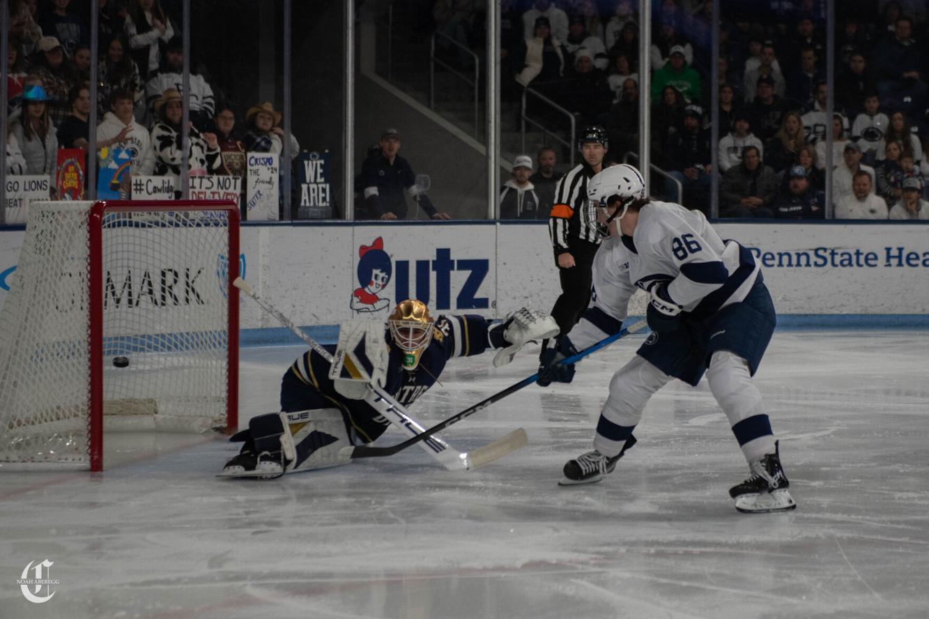 Men's hockey vs Notre Dame, Wiebusch goal | | psucollegian.com