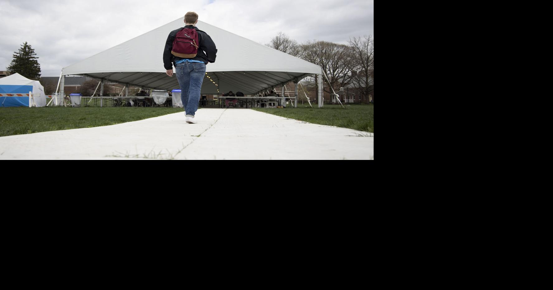Are students using Penn State’s outdoor tents on campus? | University ...