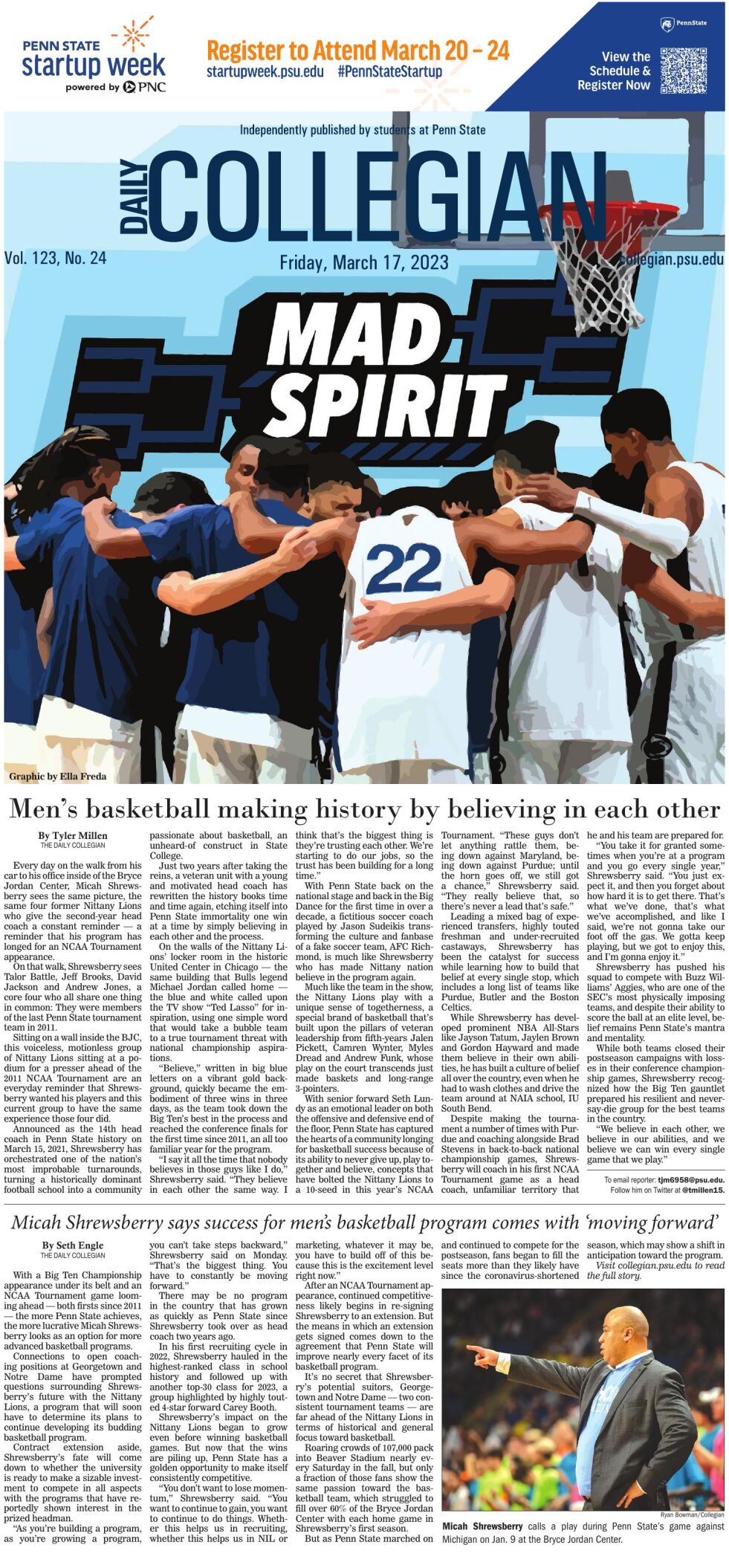 The Daily Collegian for March 17, 2023 | Print Editions | Daily ...