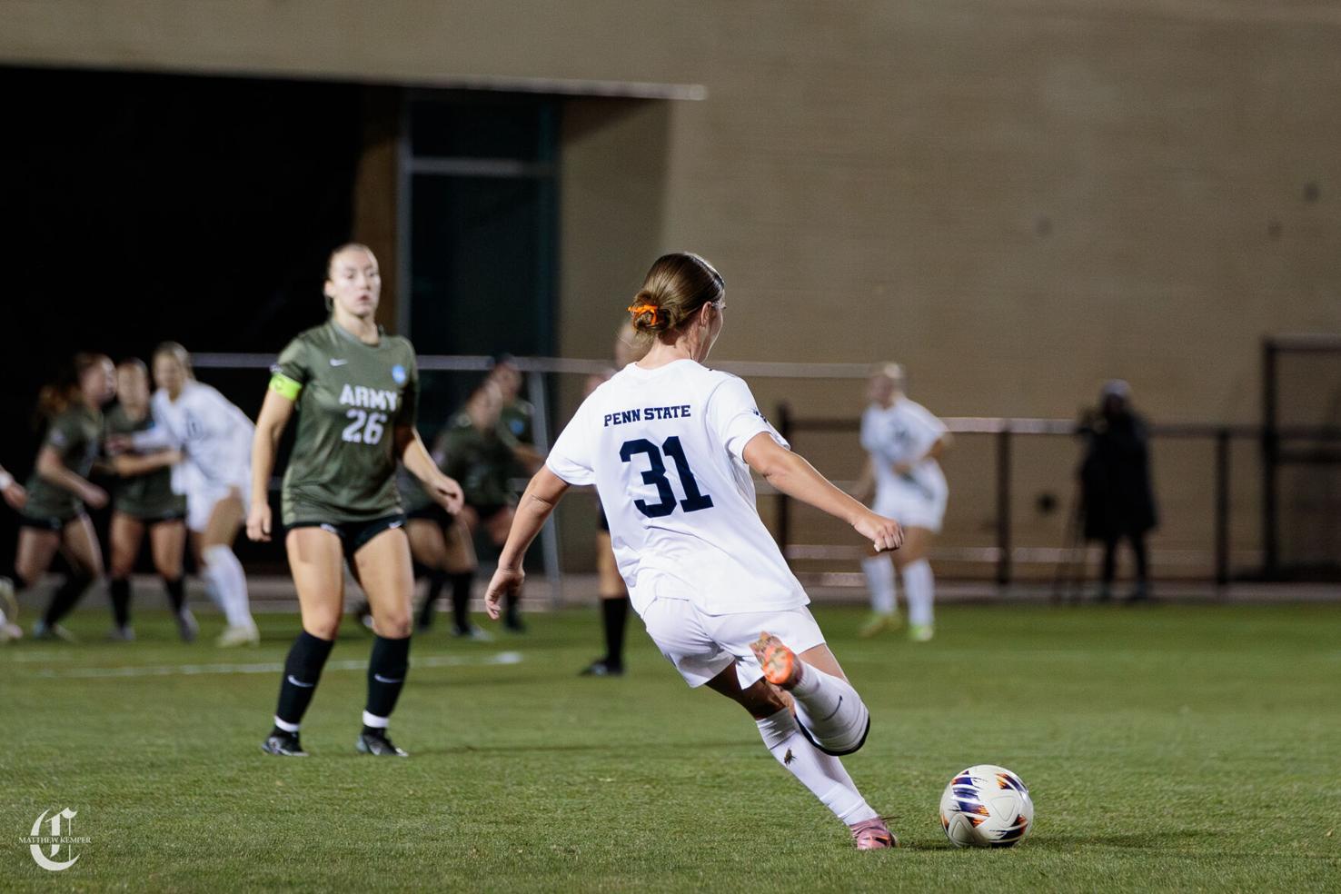 Women's Soccer vs. Army, Raich Kicking | | psucollegian.com