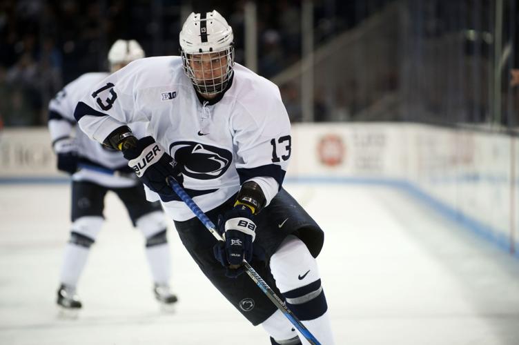 James Robinson's hat trick fuels Penn State men's hockey's victory over ...