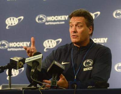 Penn State men's hockey's Guy Gadowsky goes over last week's series ...