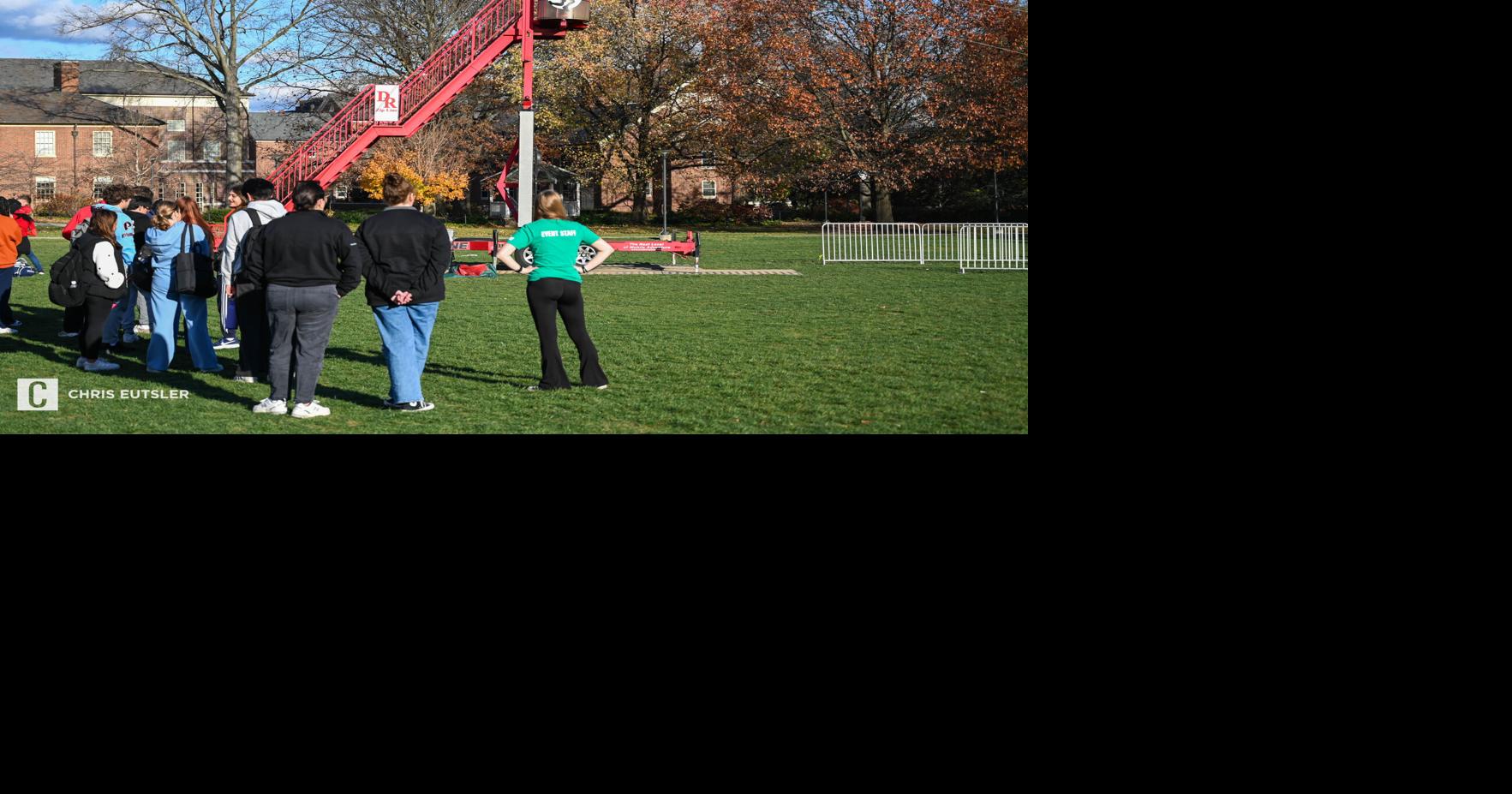 Pop-up Zip Line, Attendees wait | | psucollegian.com