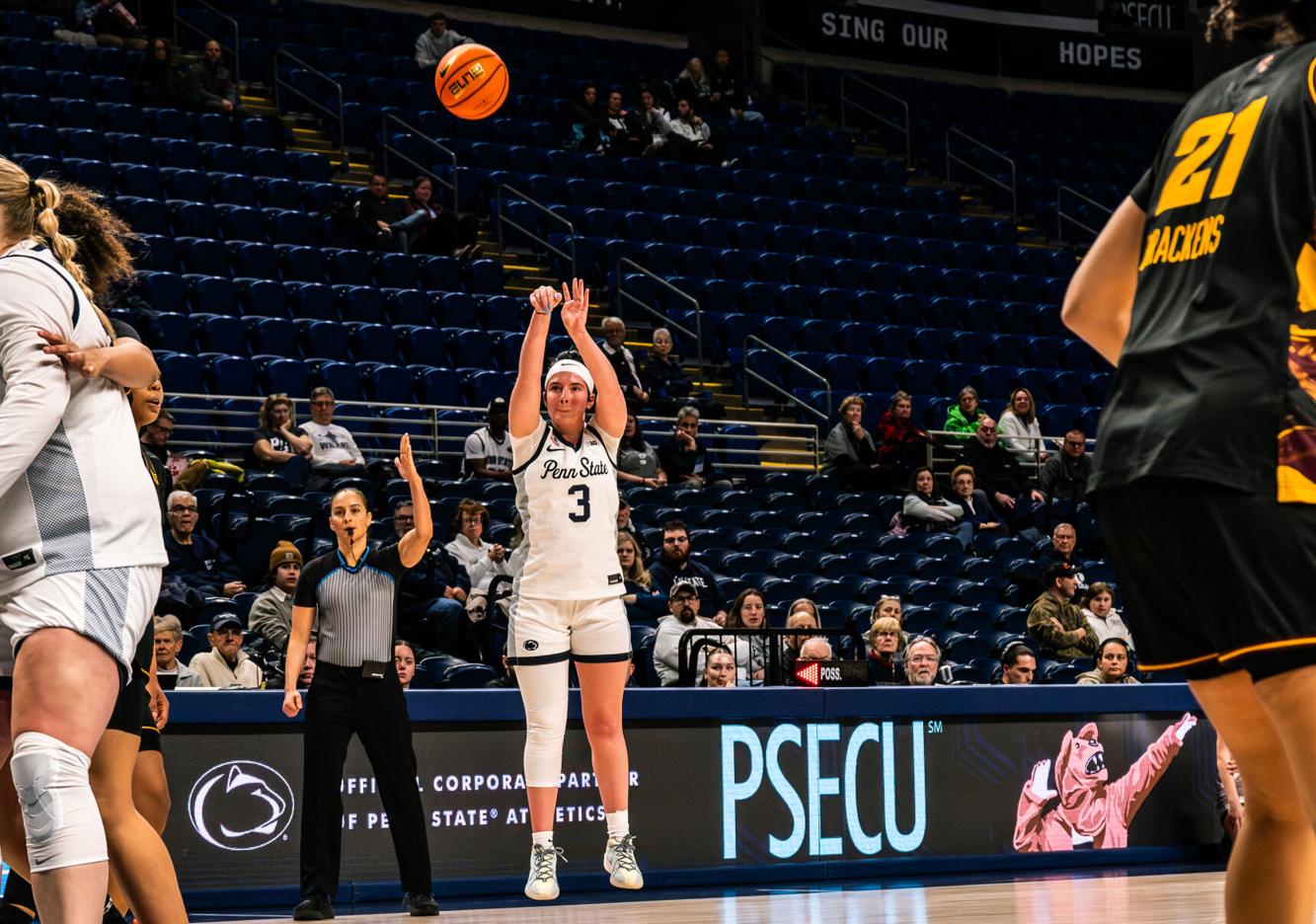 Women's basketball vs Arizona State, Moriah Murray shoots ...